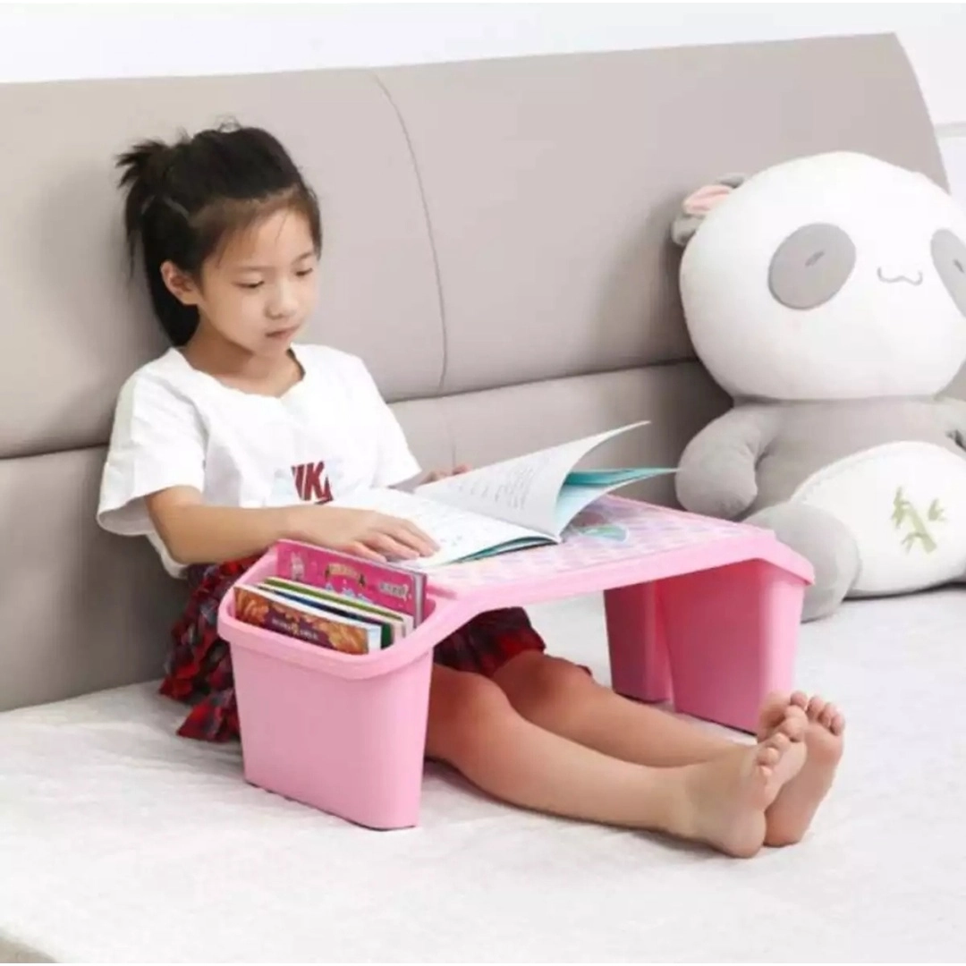 Study Table Plastic Children Small Study Table With Storage Lap Laptop ...