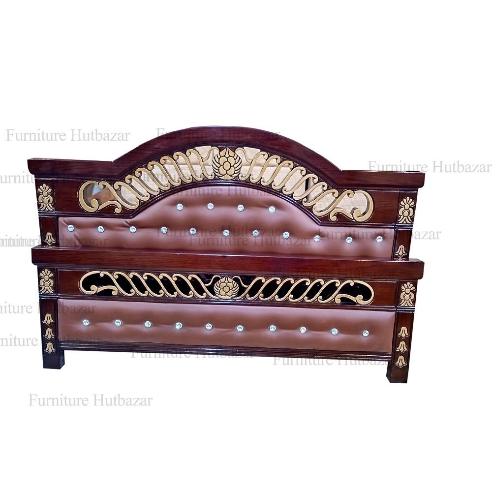 Gorgeous Noksha Bed B-678 Malaysiyan process wood