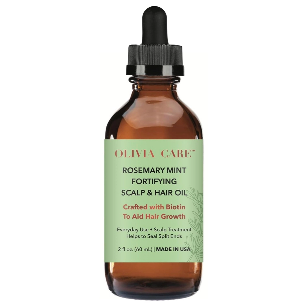 ROSEMARY MINT FORTIFYING SCALP & HAIR OIL - OLIVIA CARE 2 OZ NEW GROWTH OIL