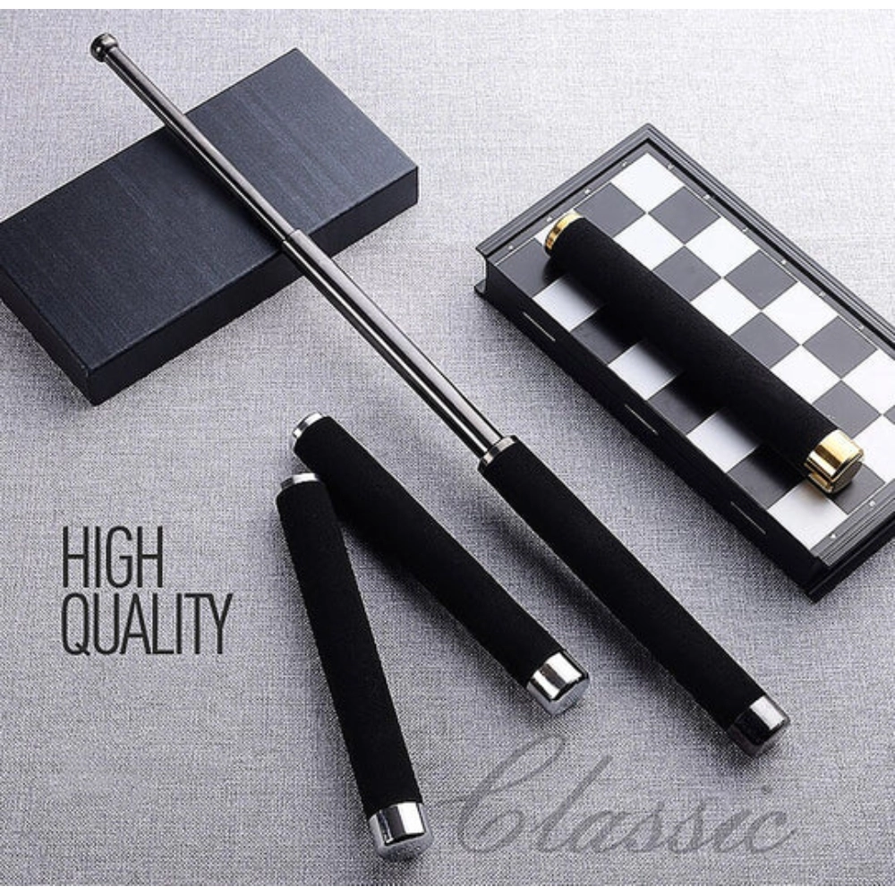 Portable Folding Stick Tool Stainless Steel Telescopic Rod - Self ...