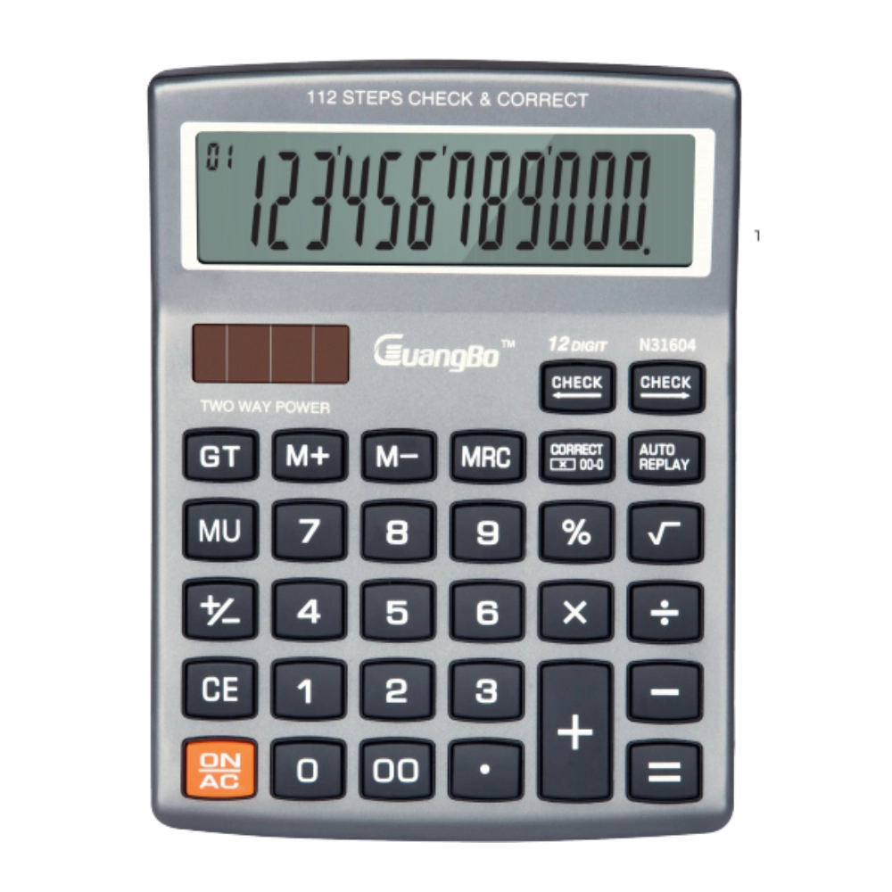 Guangbo HWWN31604 12 Digit Electronic Calculator