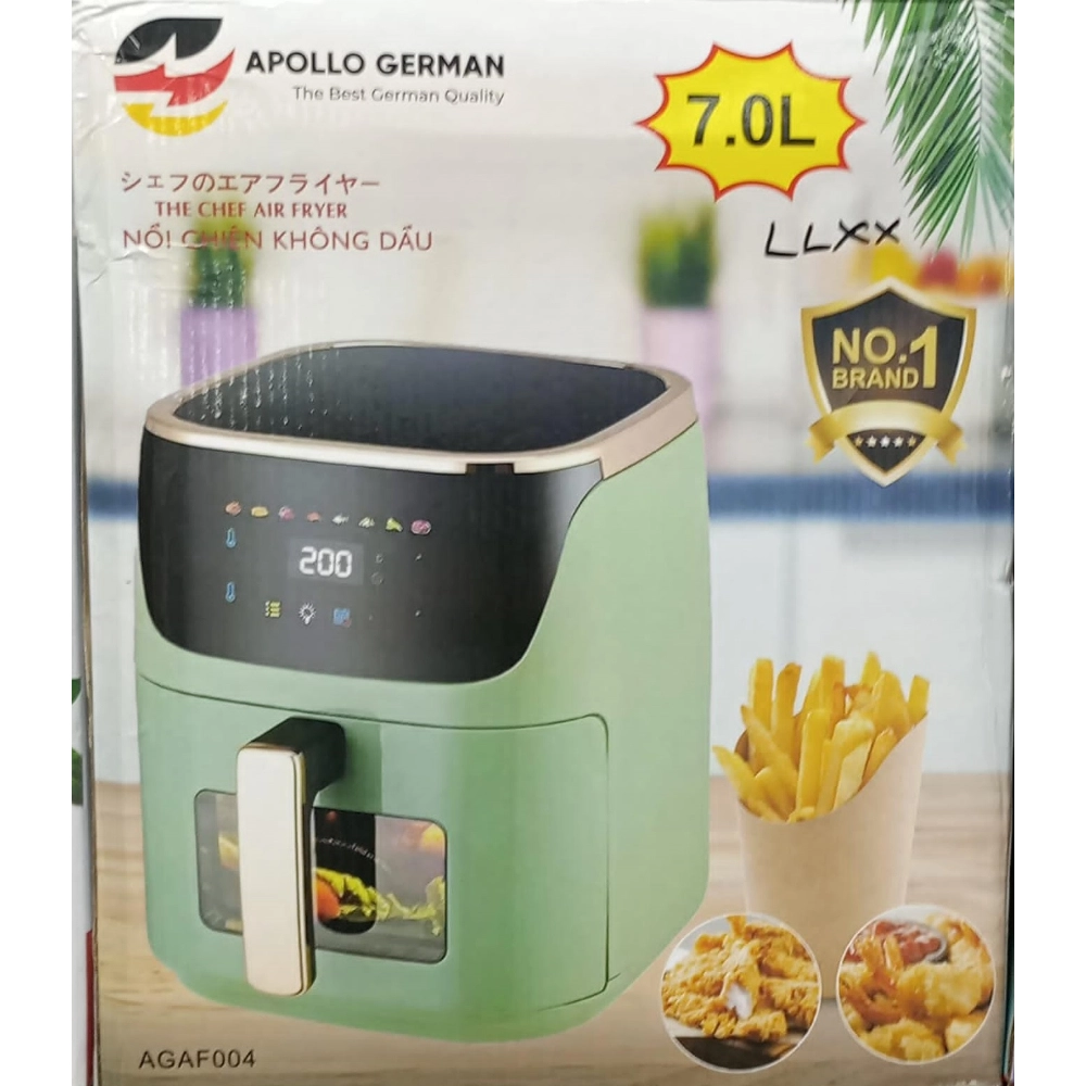 7 Liter Apollo German Air Fryer AGAF004
