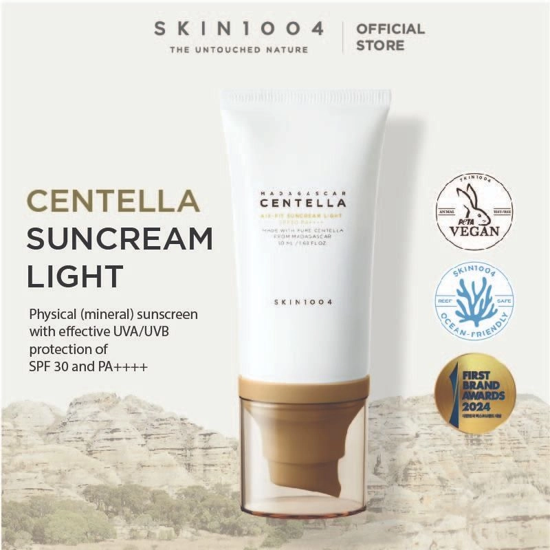 SKIN1004 Madagascar Centella Air-fit Suncream Light SPF30 PA++++ (50ml ...