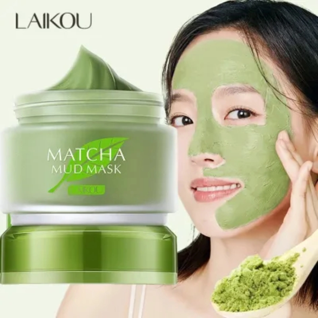 Laikou Matcha Mud Mask Facial Mask Cream - 85gm