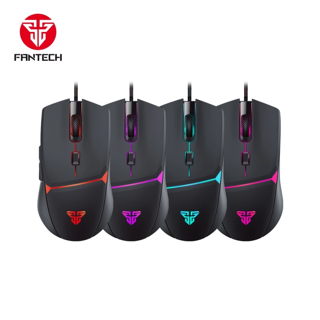 FANTECH CRYPTO VX7 Gaming Mouse 7000DPI and 6 Buttons Macro Huano 10M ...