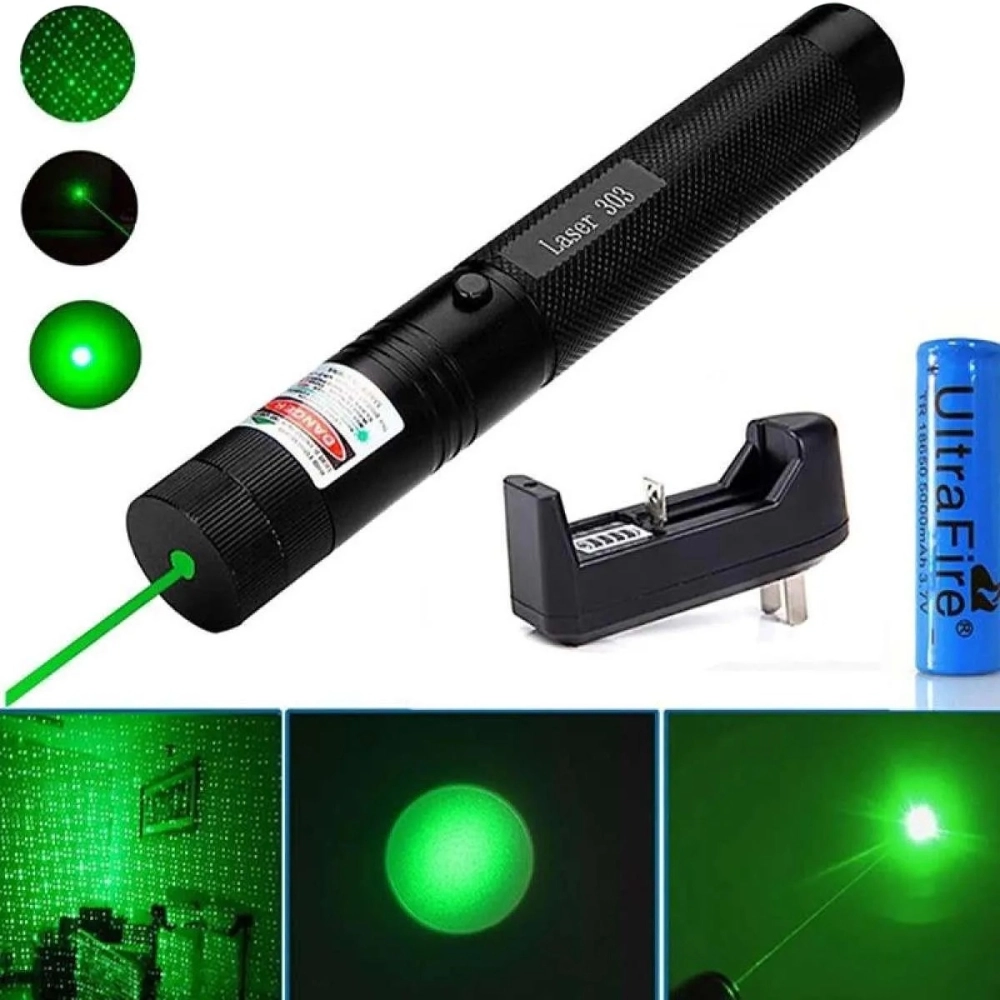 10 Mile 532nm Adjustable Focus Green Laser Pointer Beam Light Pen ...