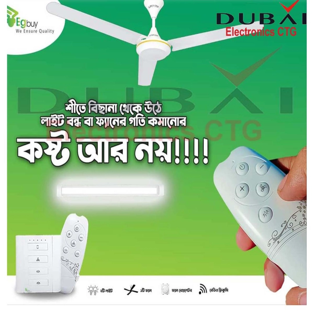 Click Fan & Light Remote with this remote with two lights on-off, one ...