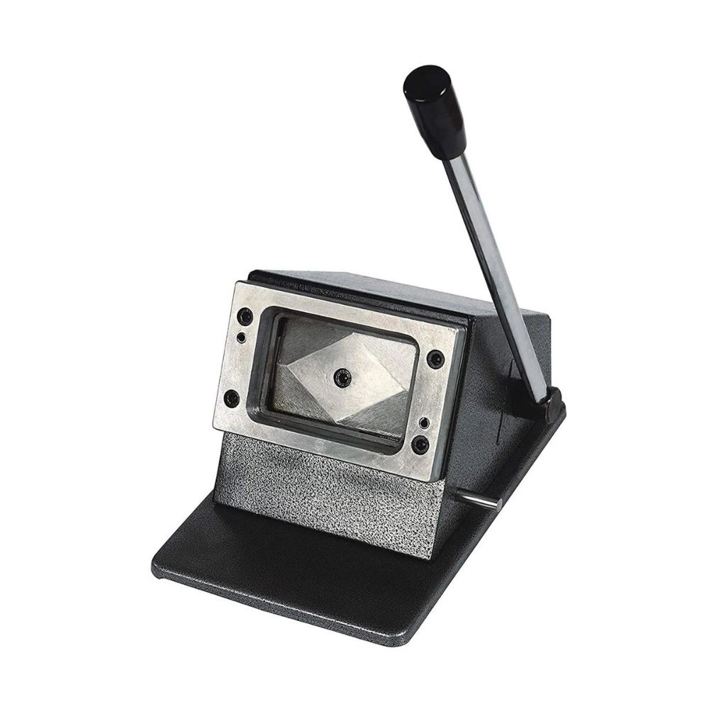 Heavy Duty PVC ID Card Die Cutter Full Metal Body Round Corner Photo ID ...