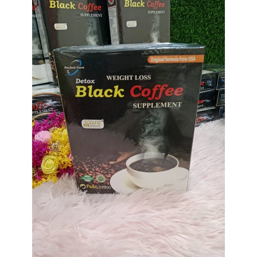 Pure Black Coffee Drink – 100% Natural Fat Burner Solution 💪