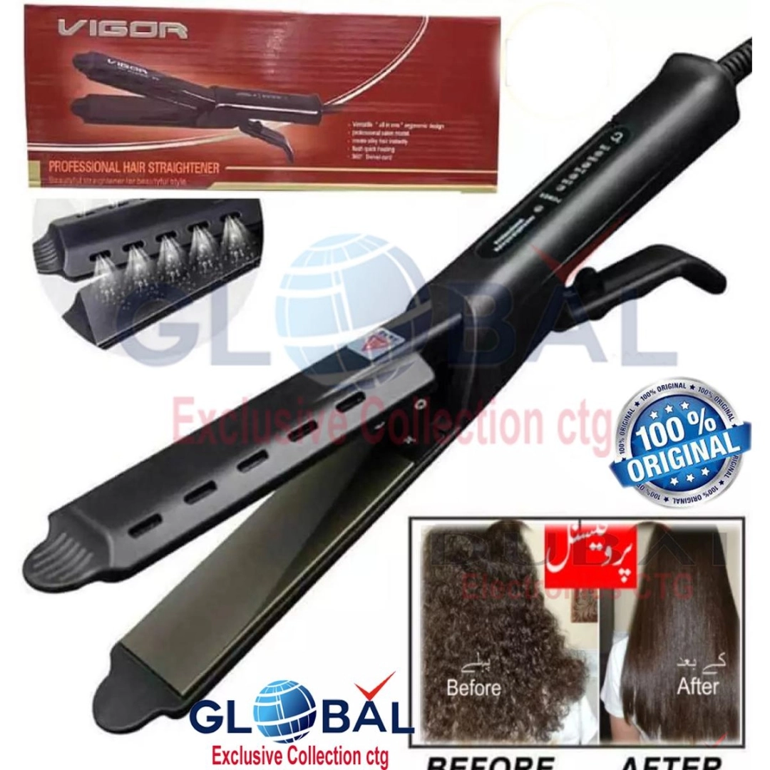 V-908 Fast Hair Straightener Professional Hair Iron, Heavy Duty