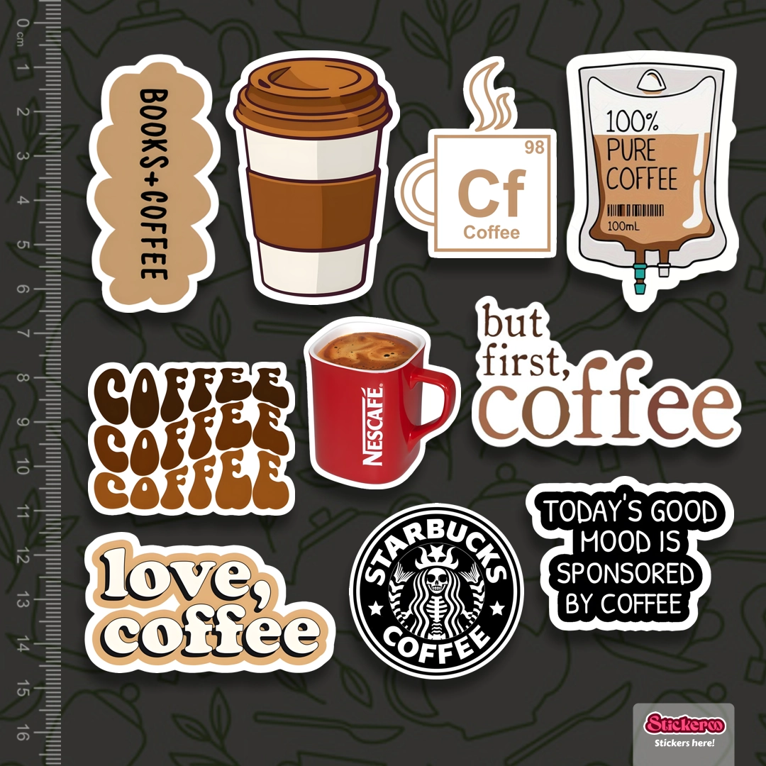 Coffee Stickers | Stickeroo