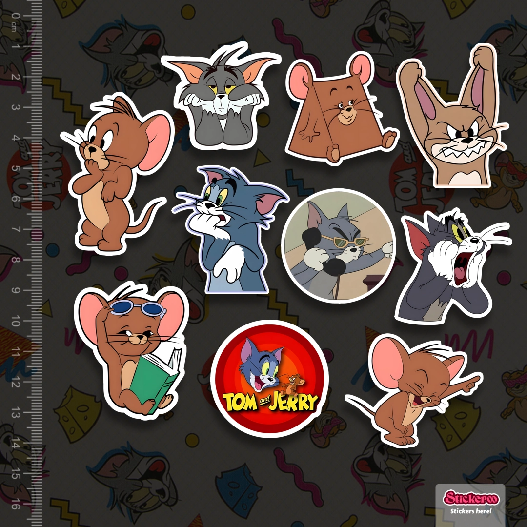 Tom and Jerry Stickers | Stickeroo