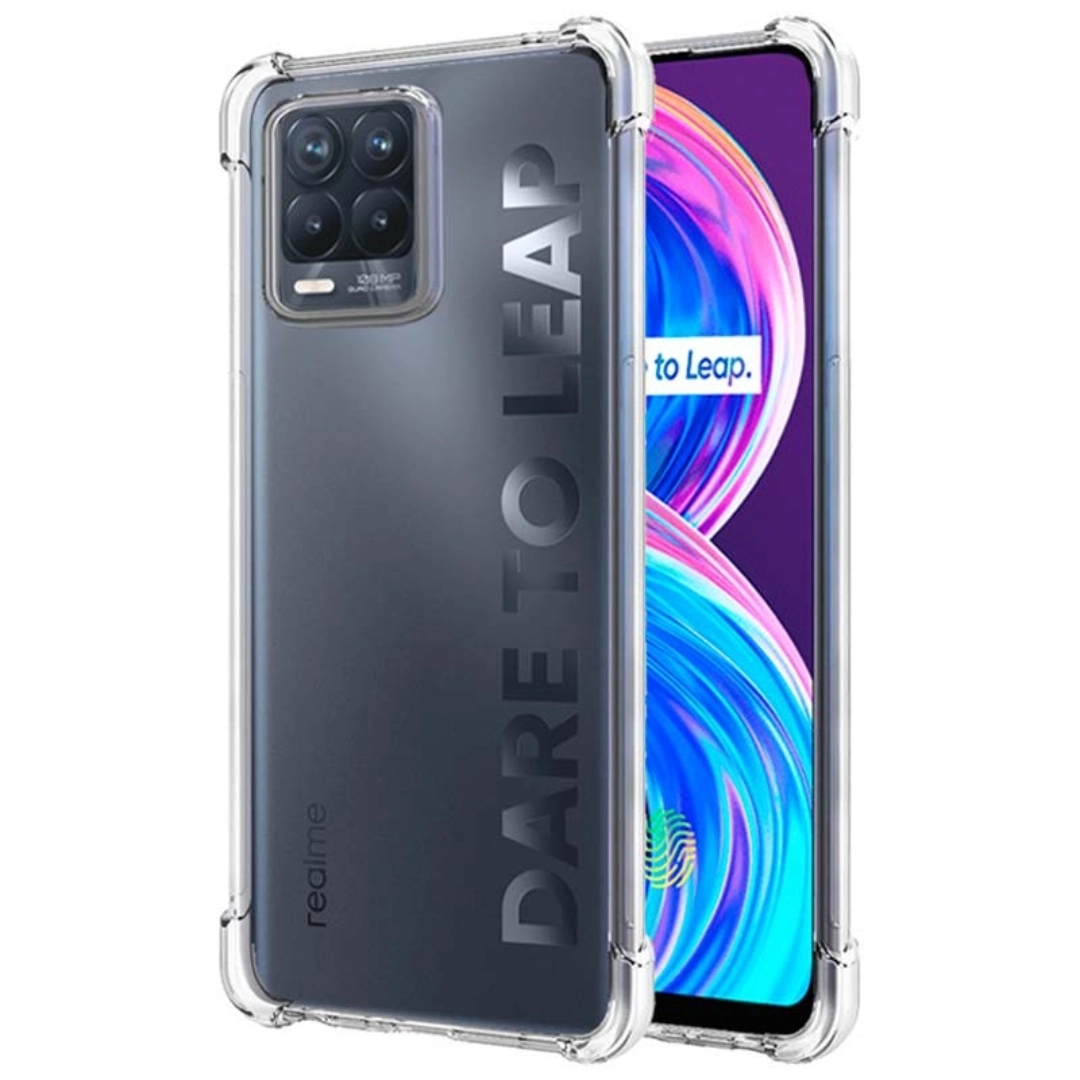 realme 8 realme 8 pro Premium Silicone Case Crystal Clear Soft TPU ...