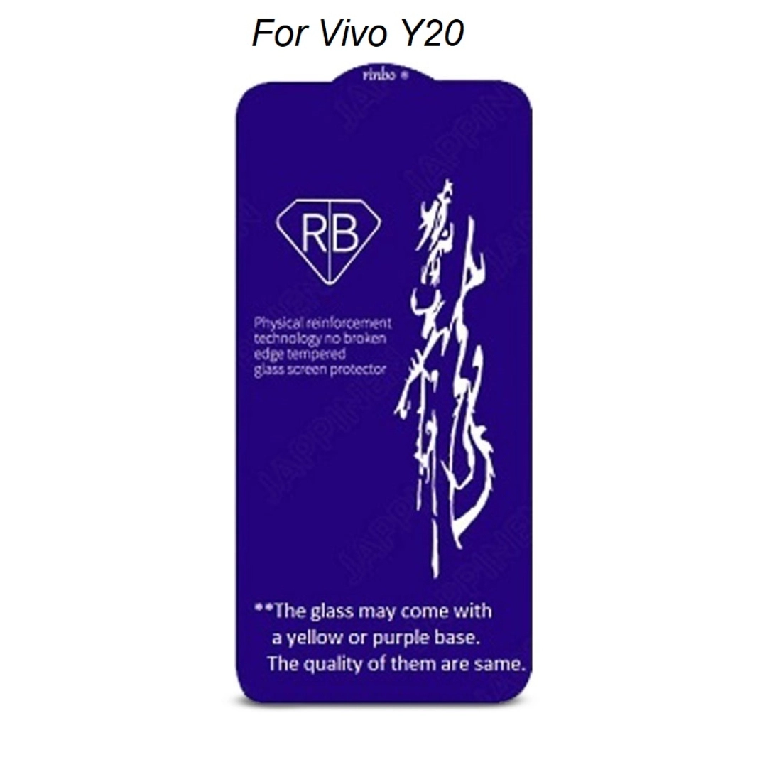 Vivo Y20 Protective Rainbow Premium Full Screen Protector Protective Glass