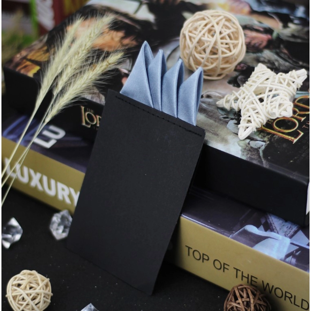 Pre-Folded Pocket Squares on Card – Easy Wear Handkerchiefs for Men's ...