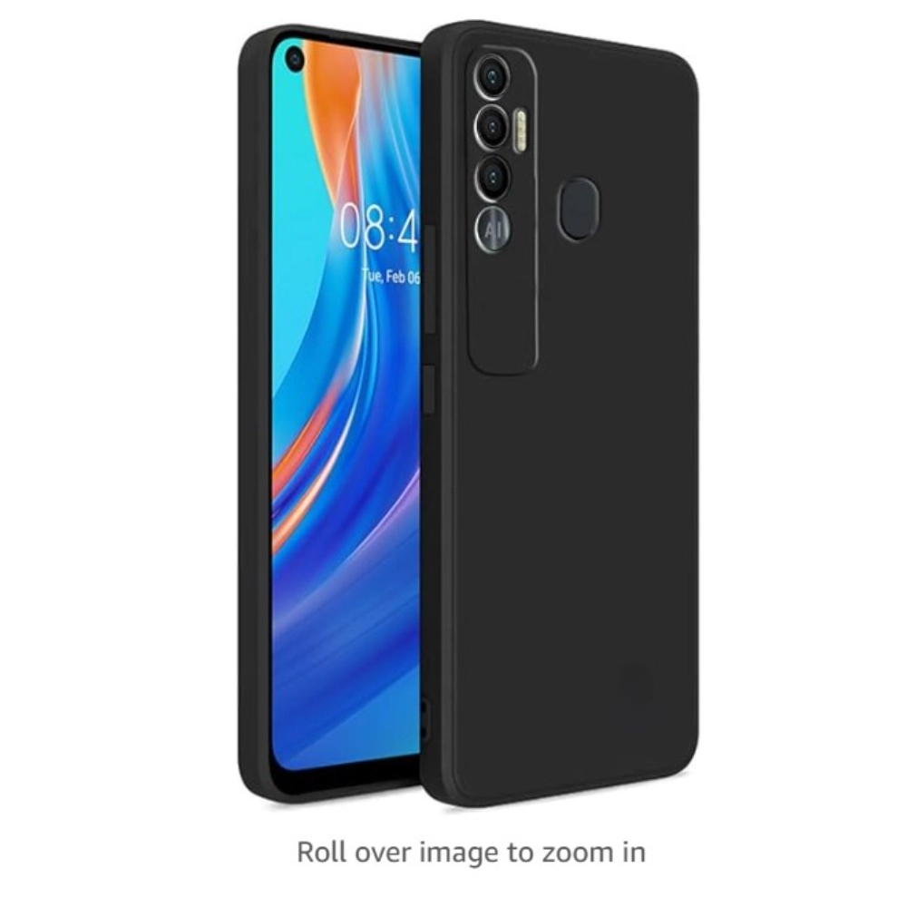 Tecno Spark 7 Pro Silicone Soft Gel Rubber Slim Liquid Cover Shockproof ...