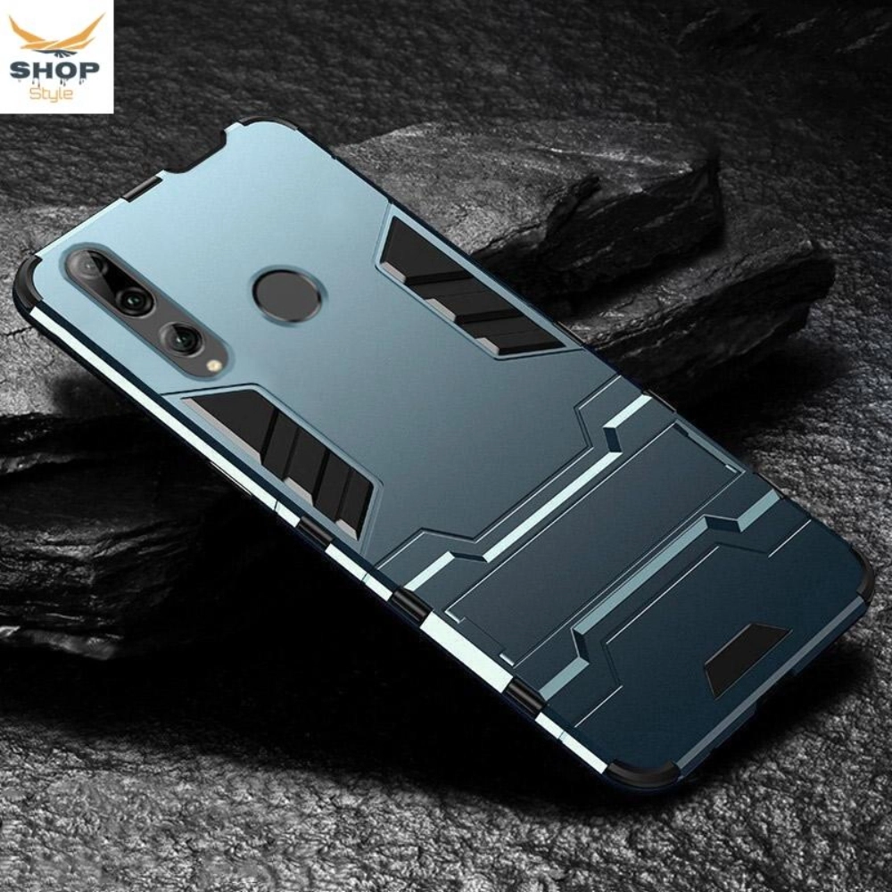 Huawei Y9 Prime 2019 - iRonman Armor Kickstand Back Phone Case Cover ...