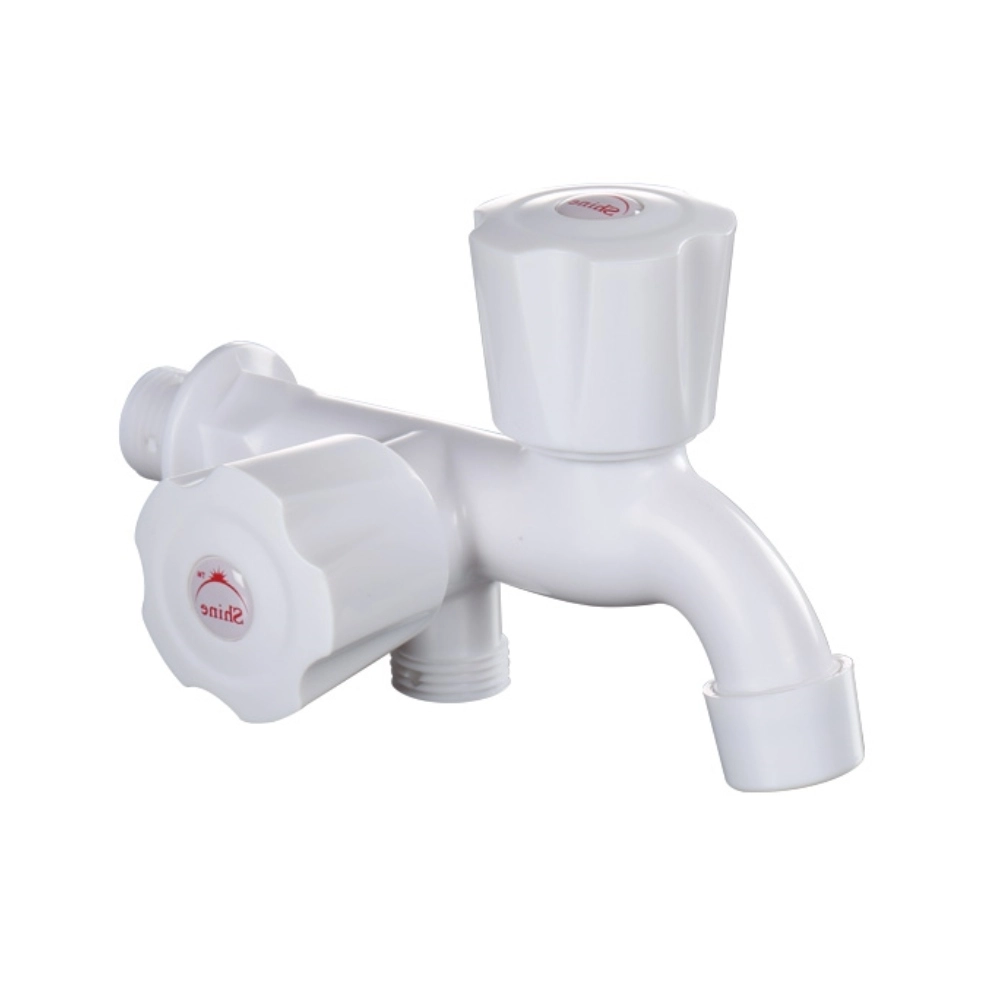 RFL Shine Twin (2 in 1) Bib Cock Water Tap for bathroom & toilet