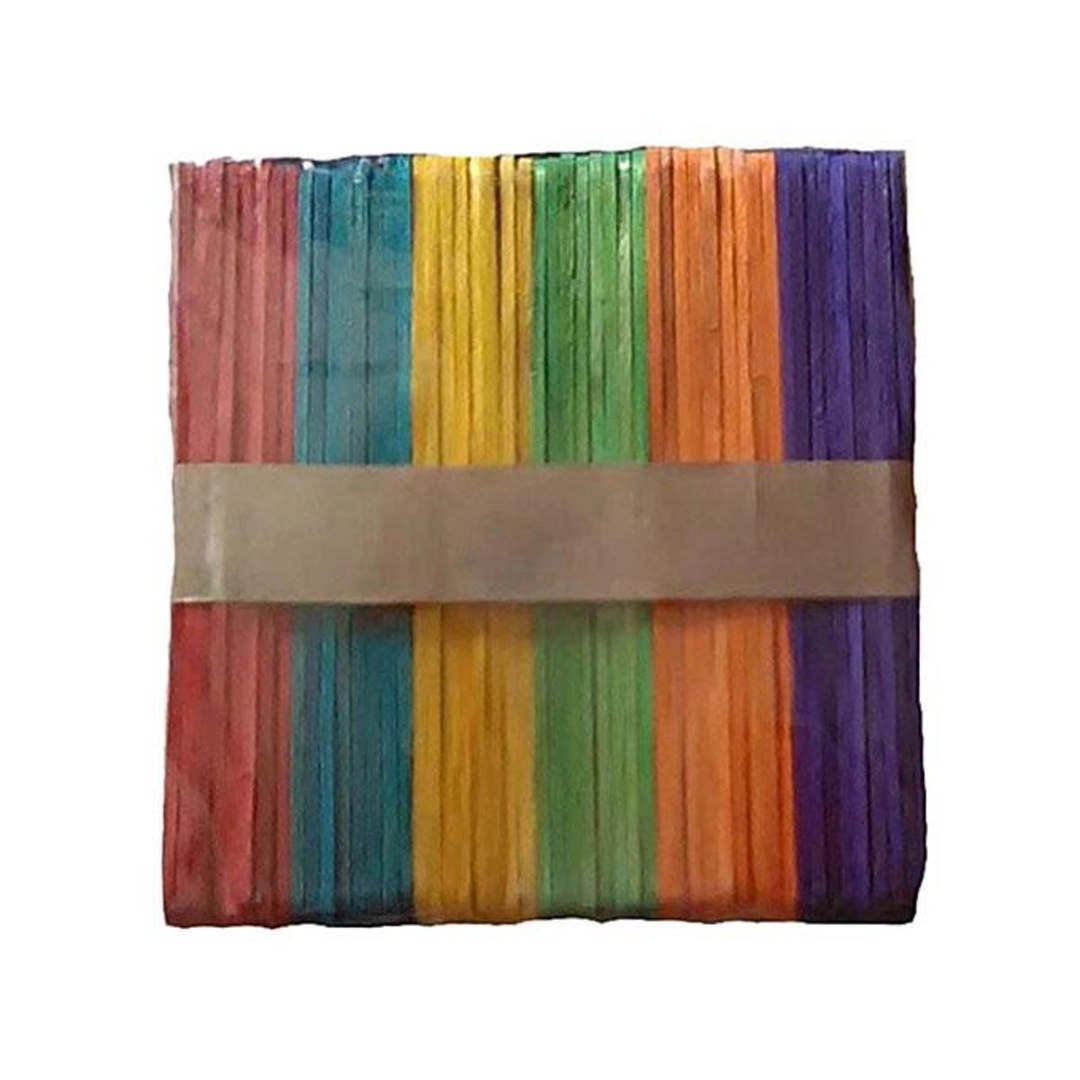 Colorful Wooden Popsticks - Multi-color