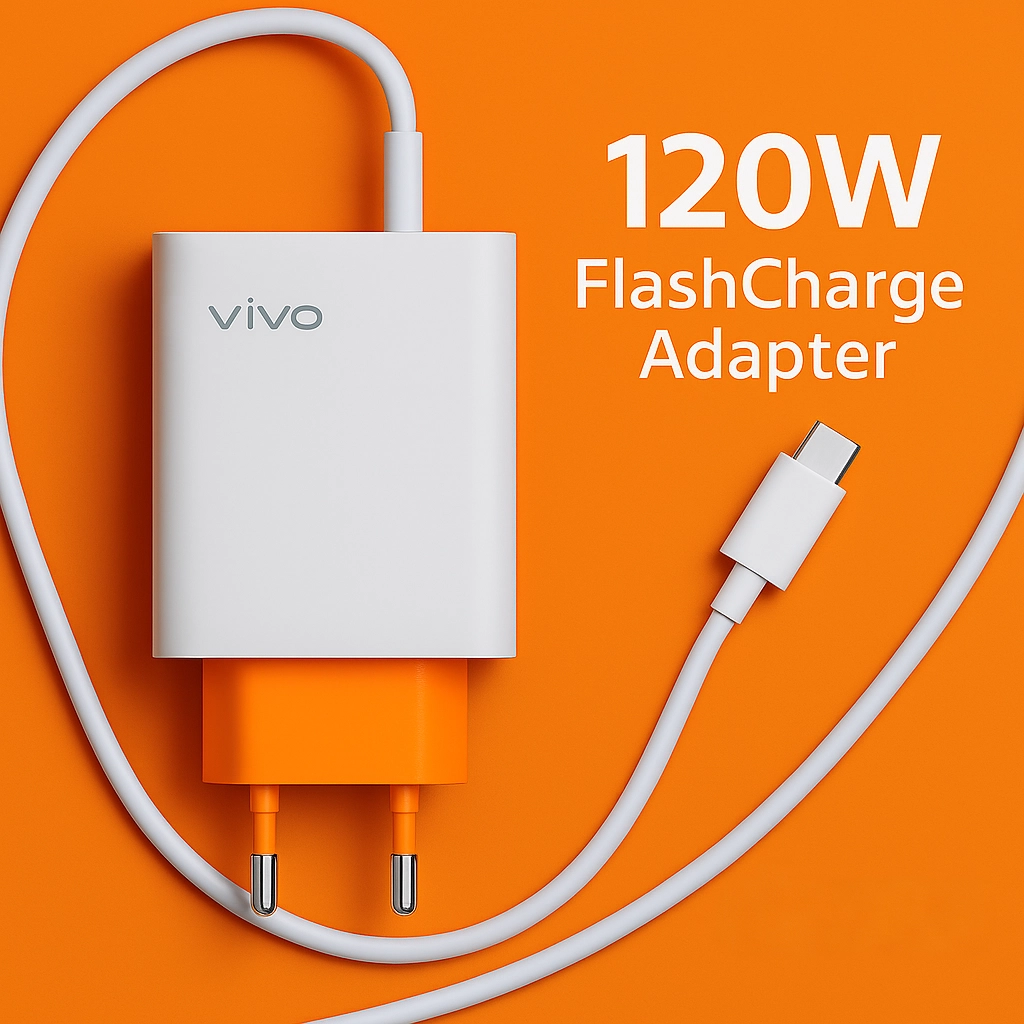 Vivo 120W FlashCharge Power Adapter with USB-C Cable – Original Ultra ...