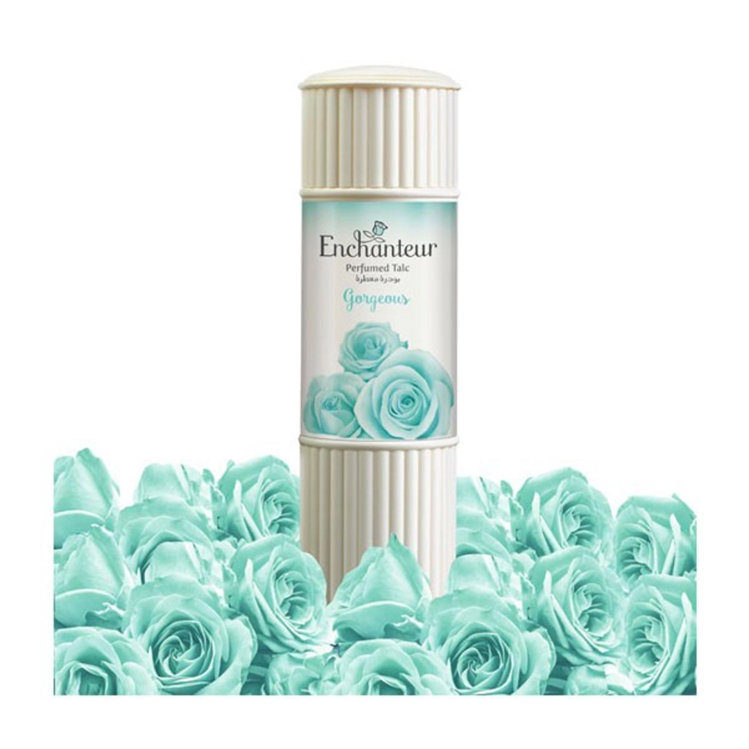 International Malaysian product Enchanteur Talcum Gorgeous Powder used ...