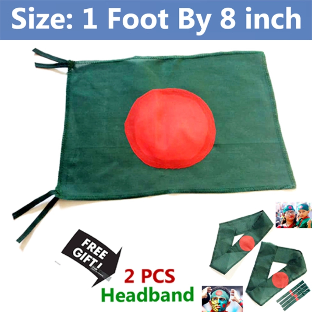 1ft x 8 inch Bangladesh National Flag Factory Direct Supply Set C China ...