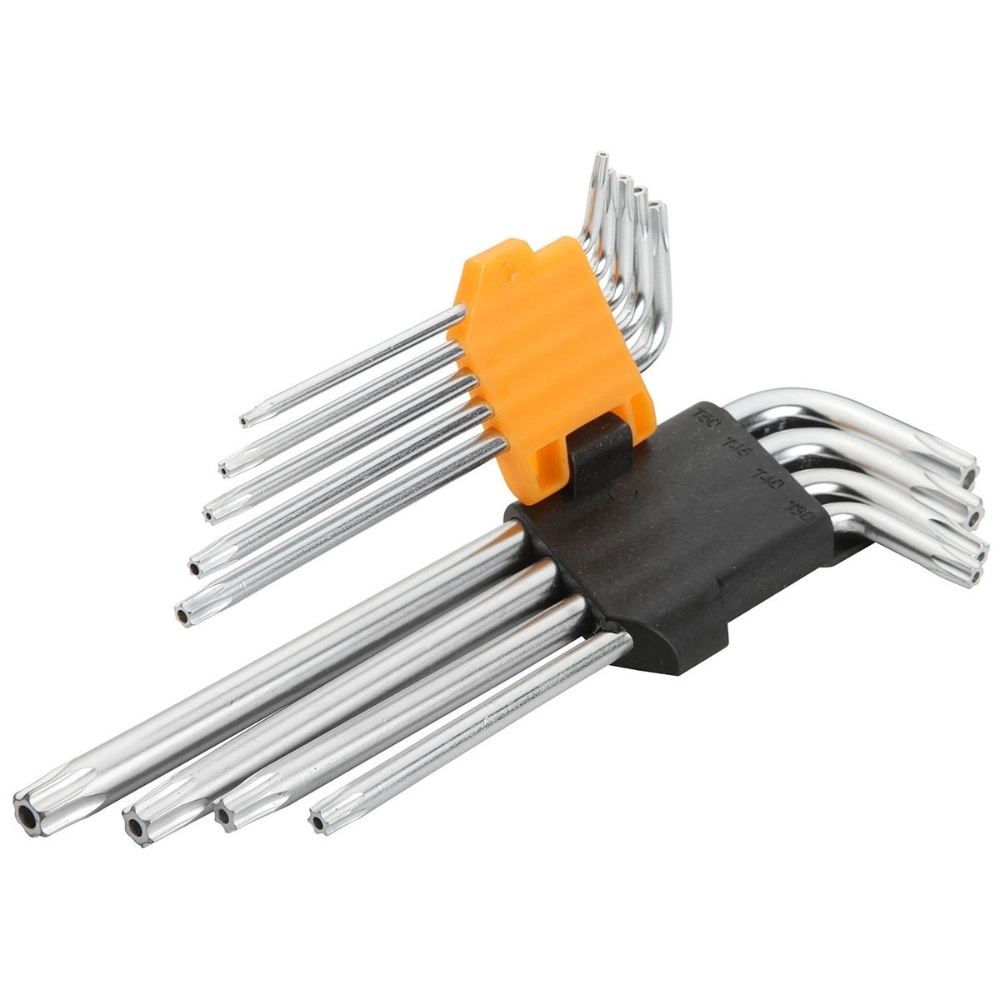 TOLSEN 9Pcs Torx Long Arm Allen Hex Key Set 20056 - Kings Trading