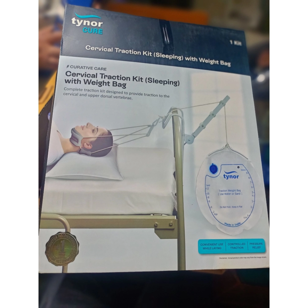 Tynor Cervical Traction Kit (Sleeping) With Weight Bag