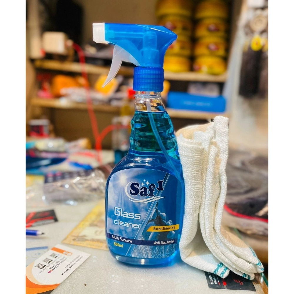 Saf -1 Glass Cleaner Extra Shine X3 Special For Car And Home/Office ...