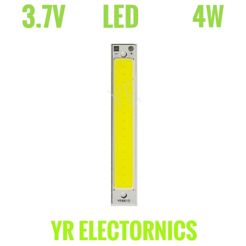 White 4w Mini LED DC 3v 3.7v SMD Strip COB Bead Chip For Bulb Light ...