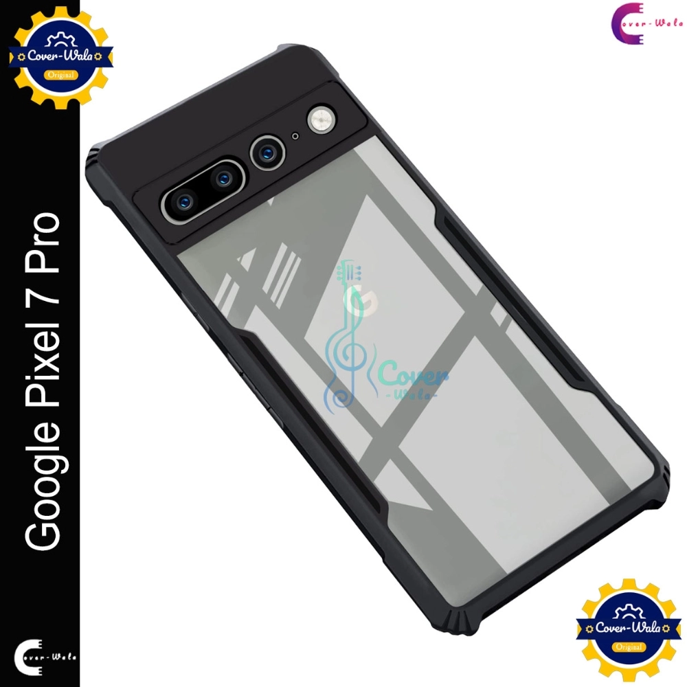 Xundd Back Cover for Google Pixel 7 Pro 5G Transparent Hybrid Hard PC ...