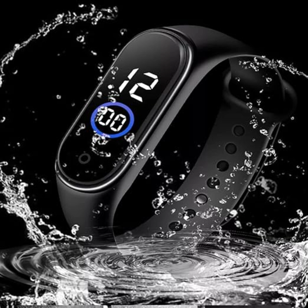 Waterproof Sports LED Watch Silicone Digital Watch