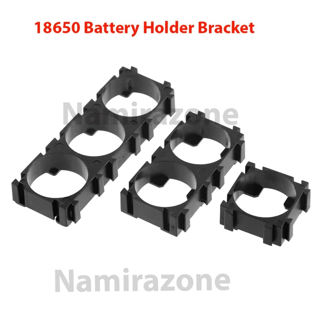 Plastic 18650 Battery Holder Bracket Cylindrical 18650 Case Cell Holder ...