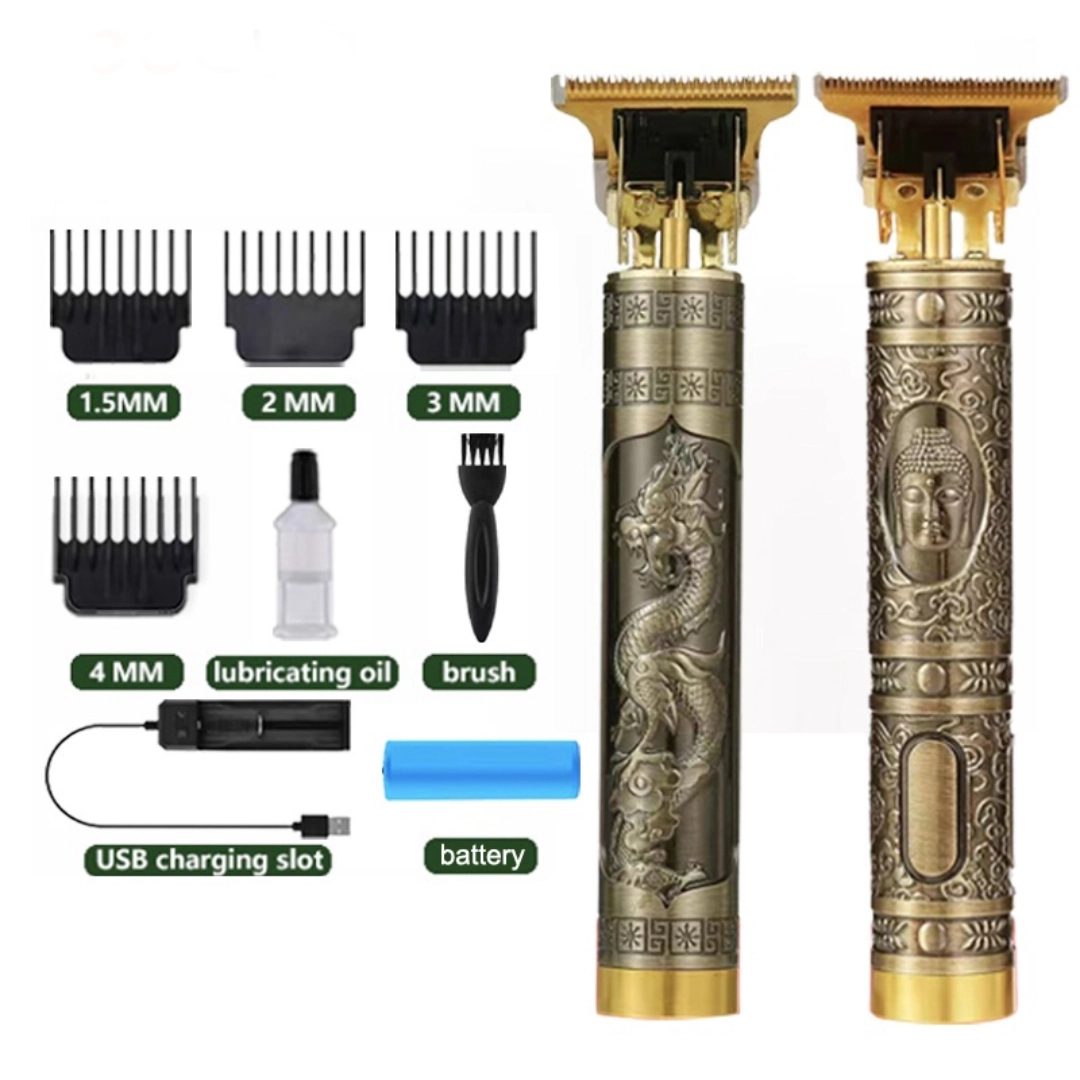 Vintage T9 Hair Cutting Machine – Professional Cordless Hair & Beard ...