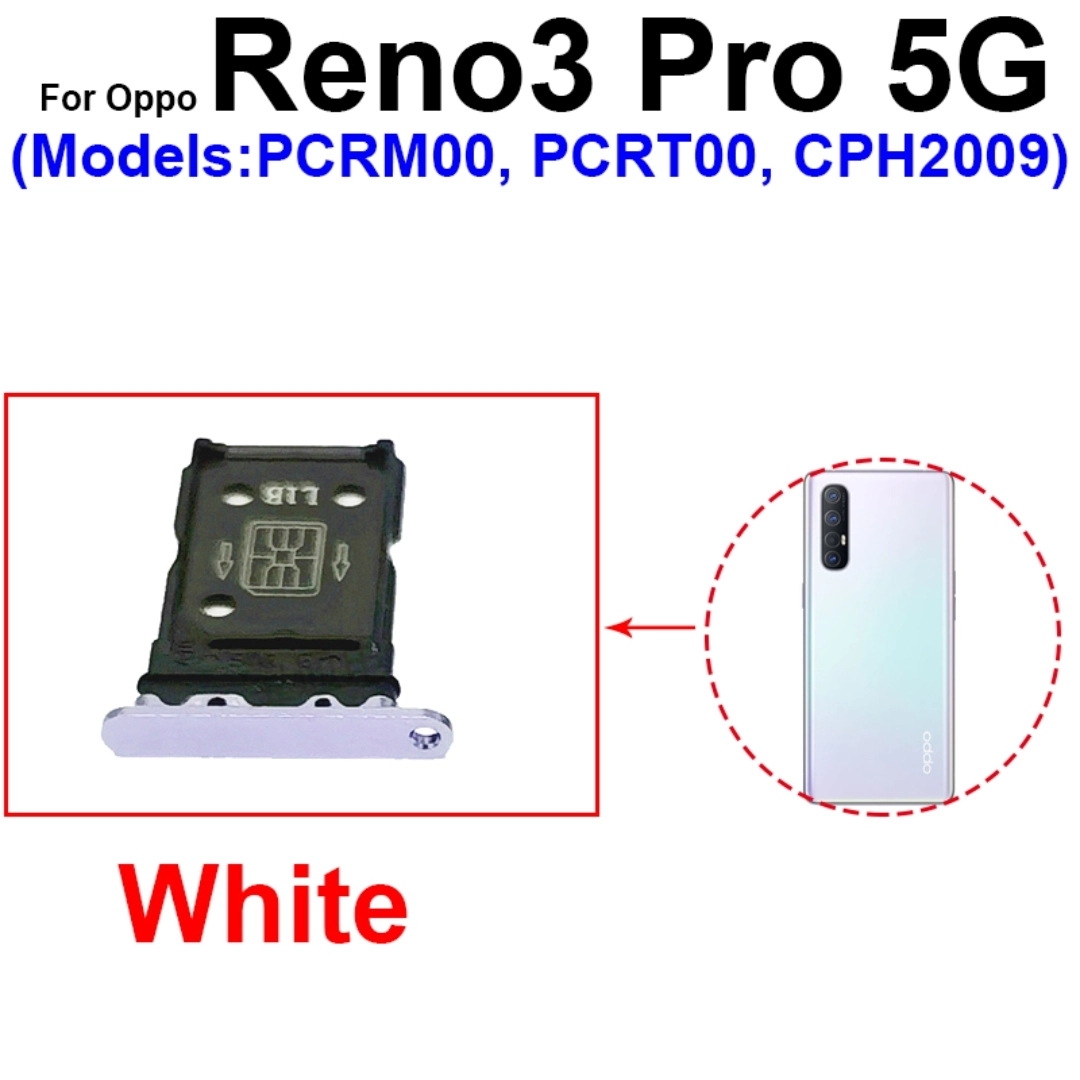 Oppo Find X2 Neo/ Oppo Reno 3 Pro 5G Sim Card Slot Holder with Sim ...