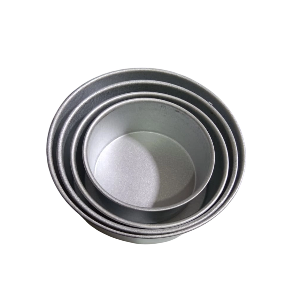 Round Cake Mold - 4 Pieces Set 1Pound, 2Pound, 3Pound and 4Pound