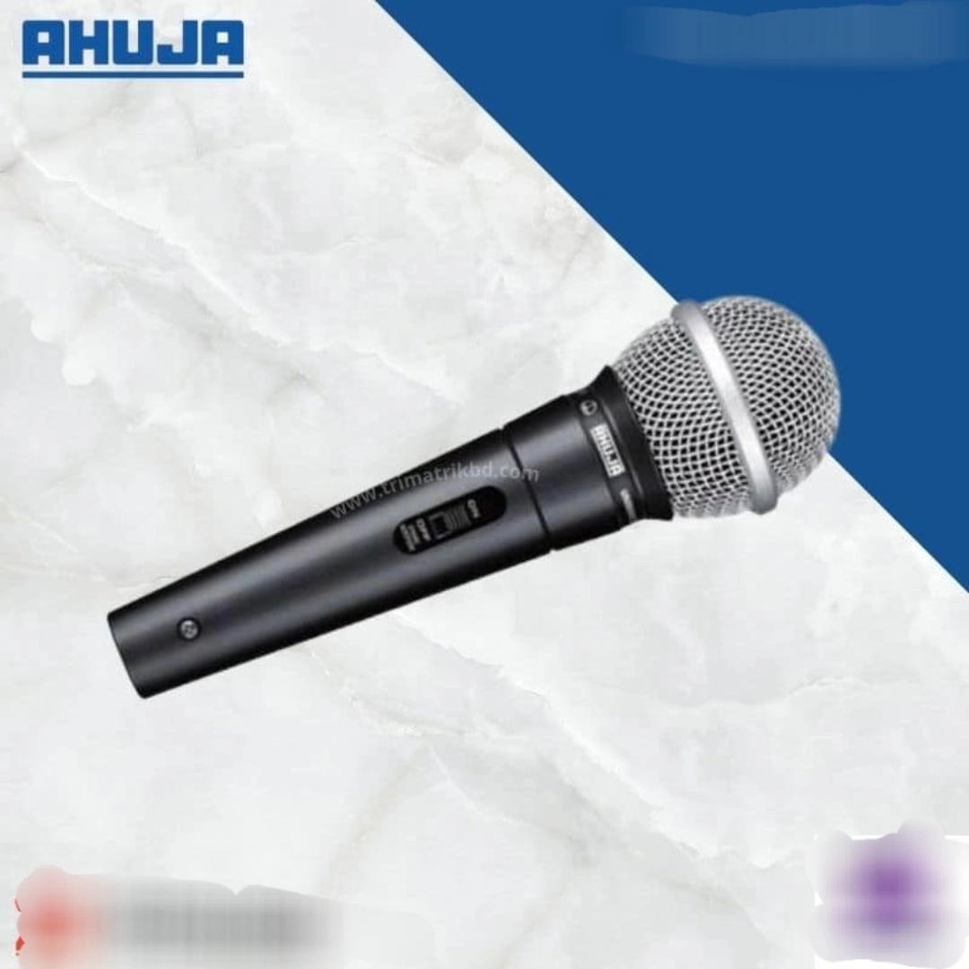 AHUJA AUD 98XLR Professional Dynamic Handheld Microphone 3 Pin Wired ...
