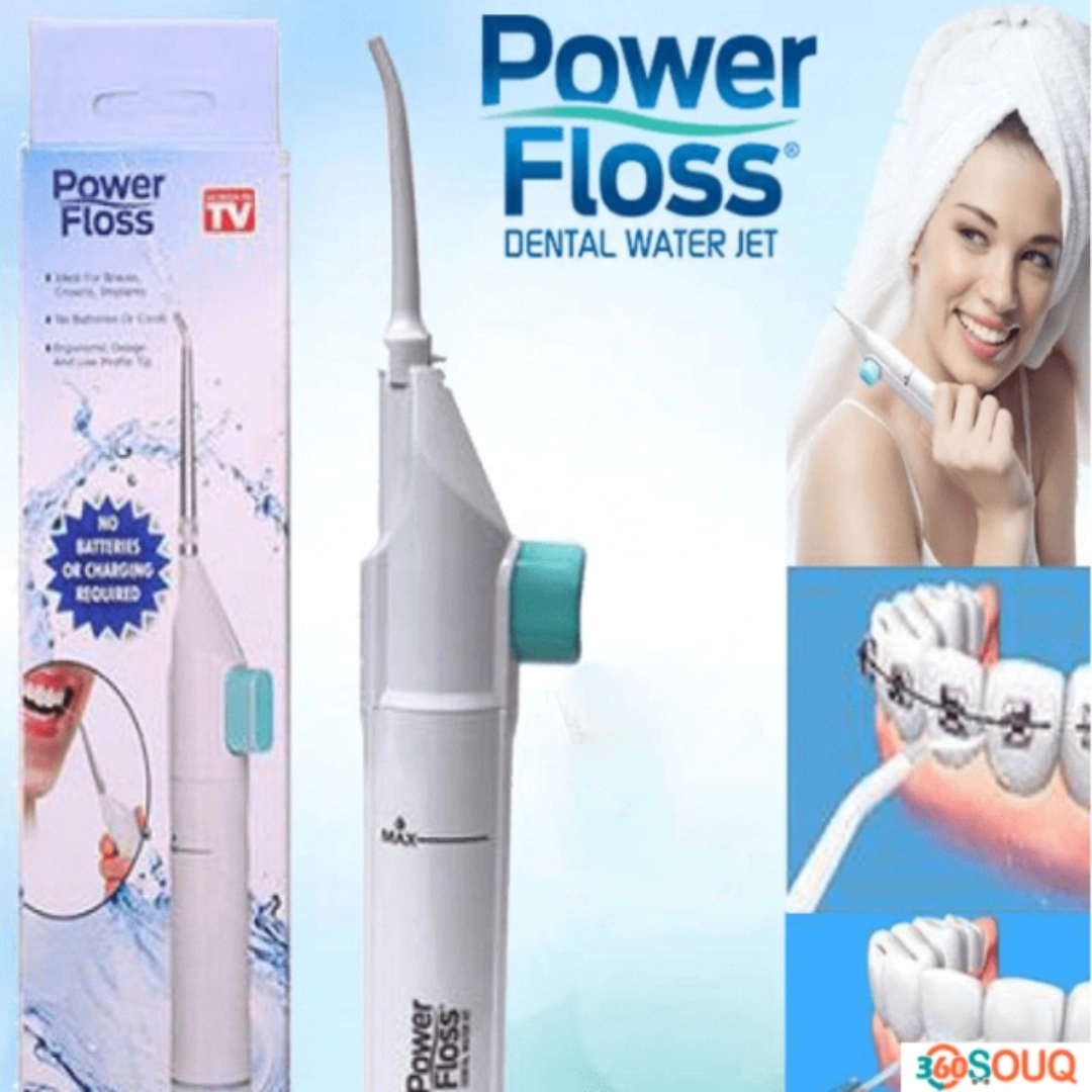 Oral Irrigator Dental Water Power Floss Pick Teeth Cleaning-white