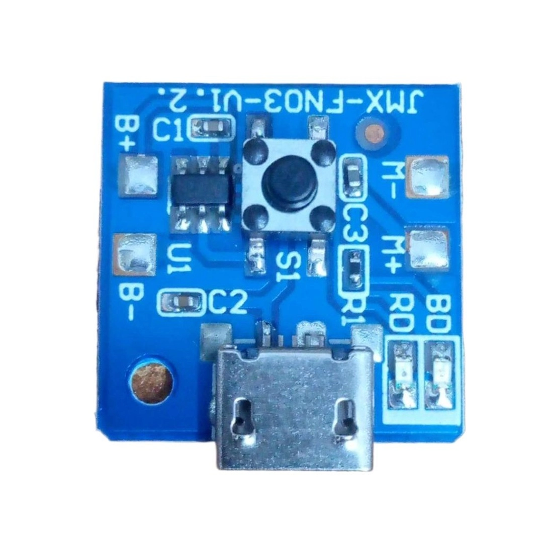 3 Step Fan Speed Control Mini Rechargeable Fan Circuit 3.7V-4.2V Small ...
