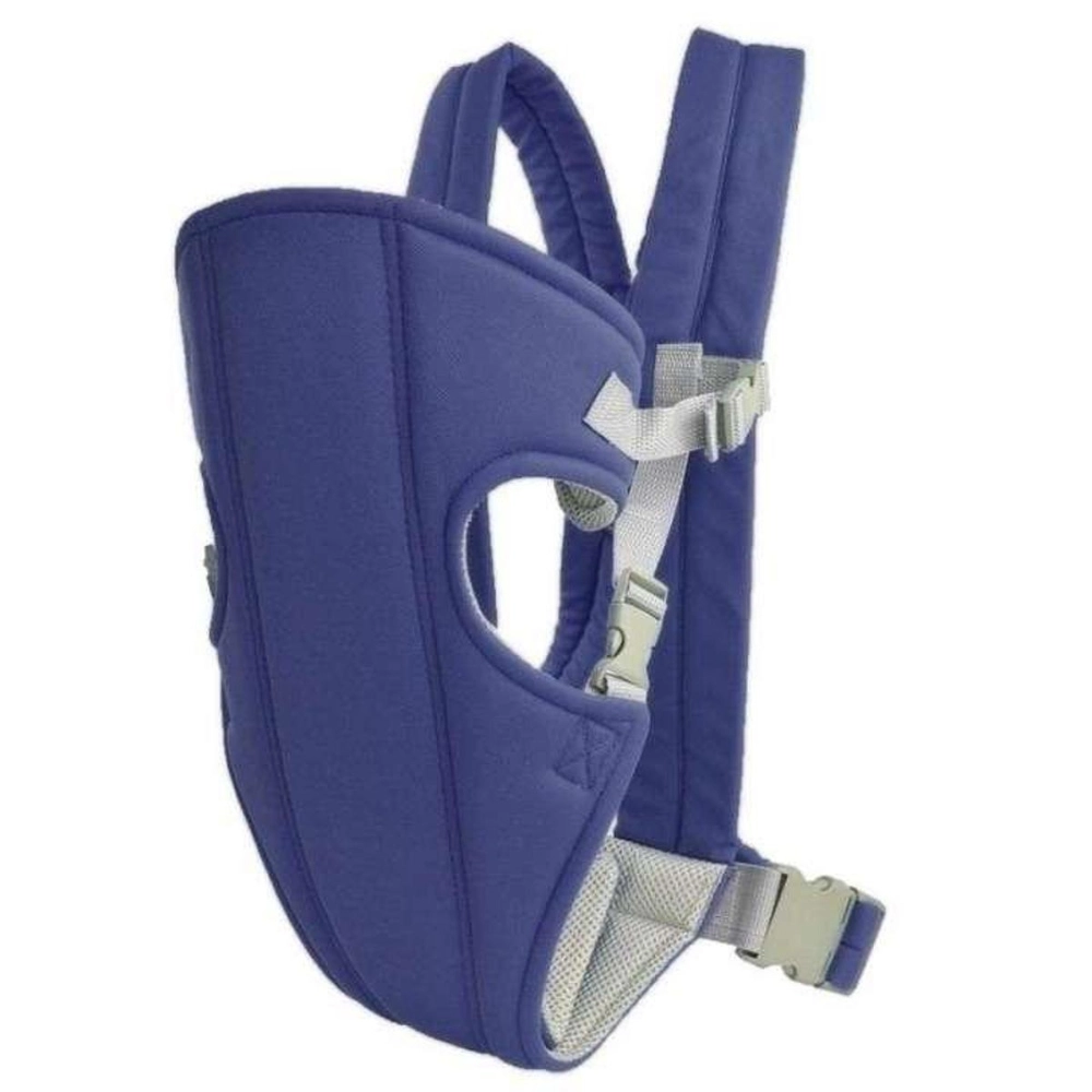 6‑in‑1 Cotton Baby Carrier – Blue