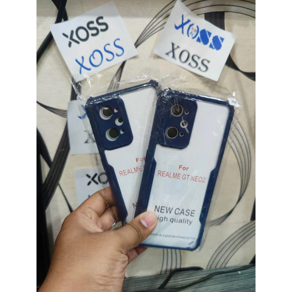 For Realme Gt Neo 2 Shock Proof Clear Acrylic Glass Back Cover - Camera ...