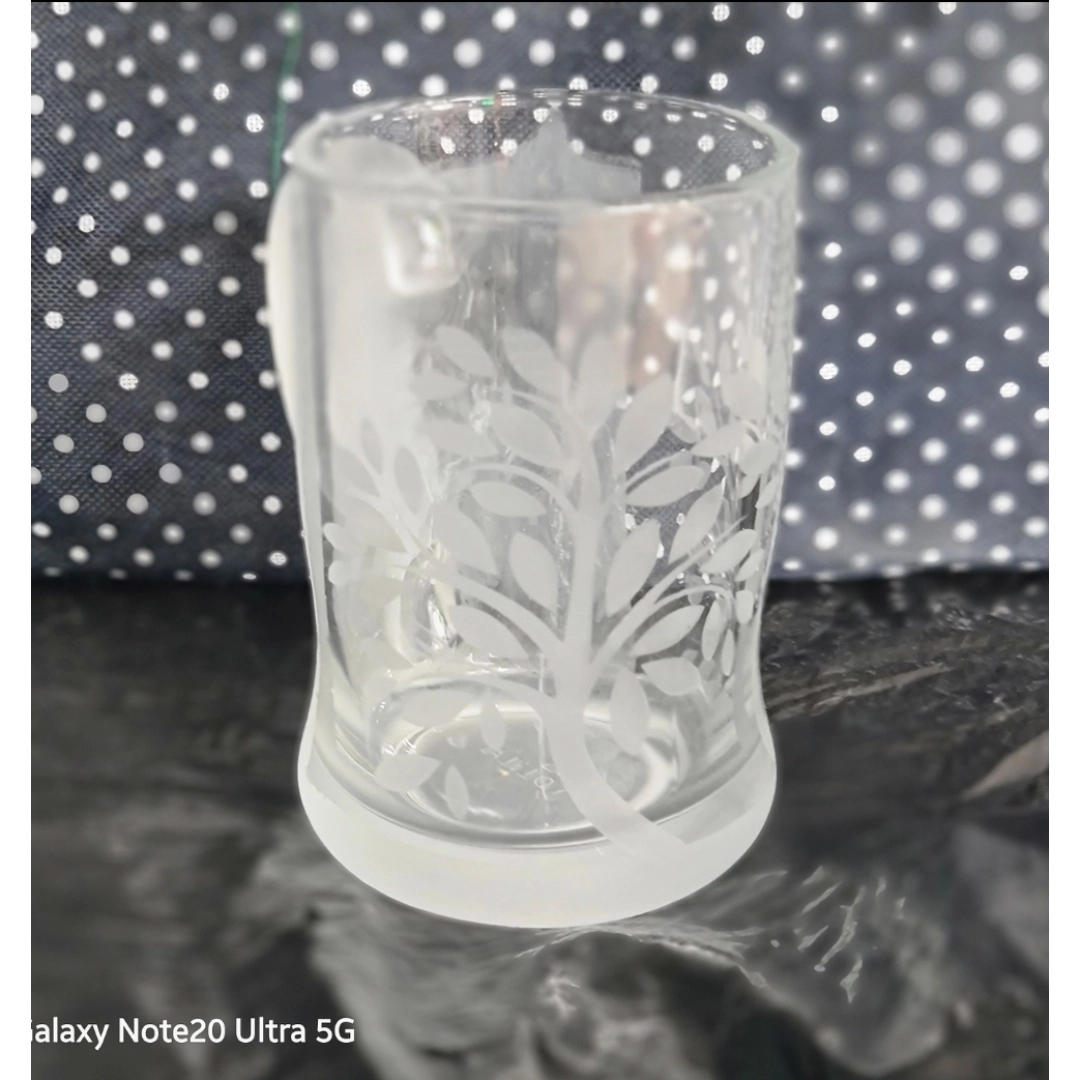 Glass mug printed design forestate new model clear 1 Pcs Clear Glass ...