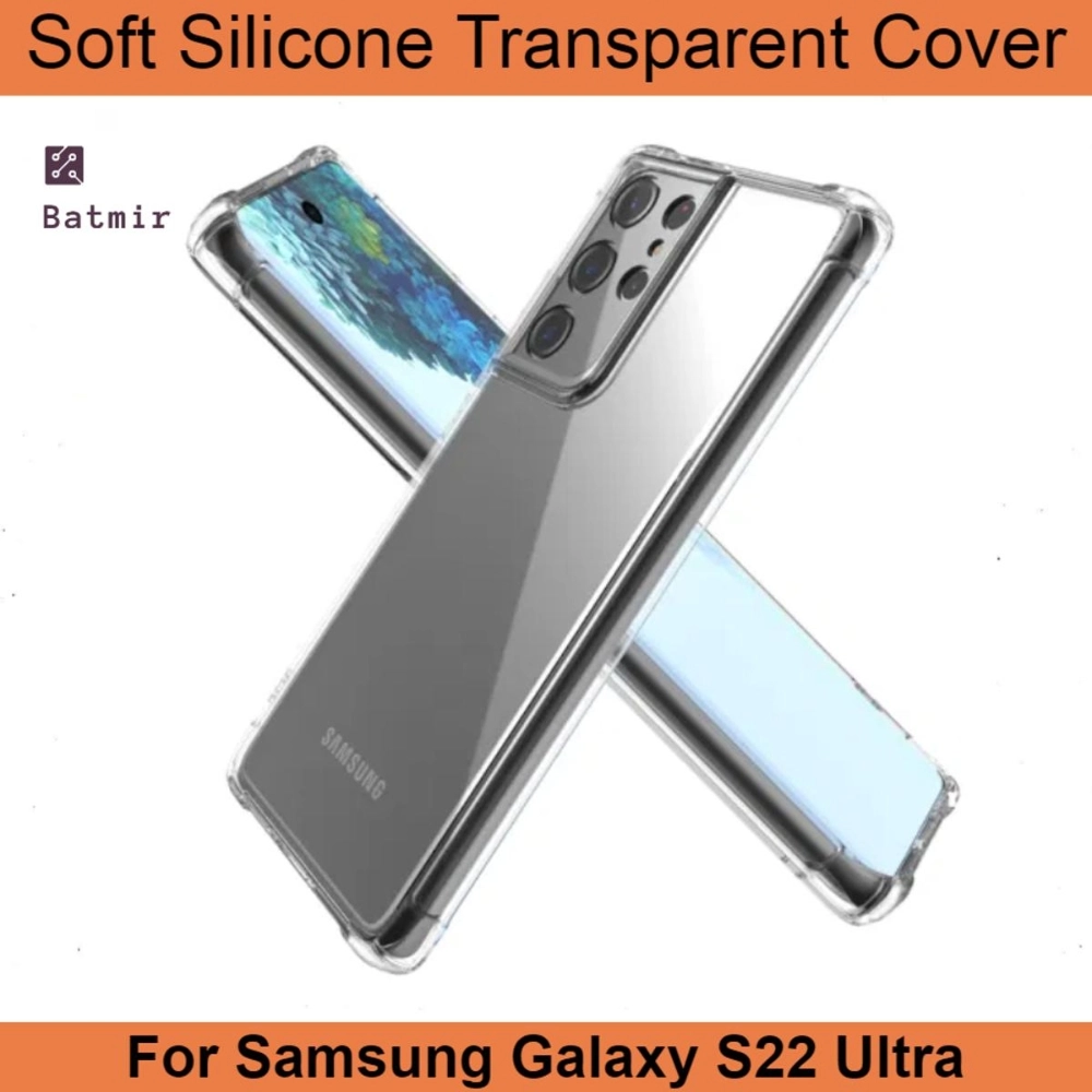 Samsung Galaxy S22 Ultra Back Cover Soft Flexible Airbag Transparent ...
