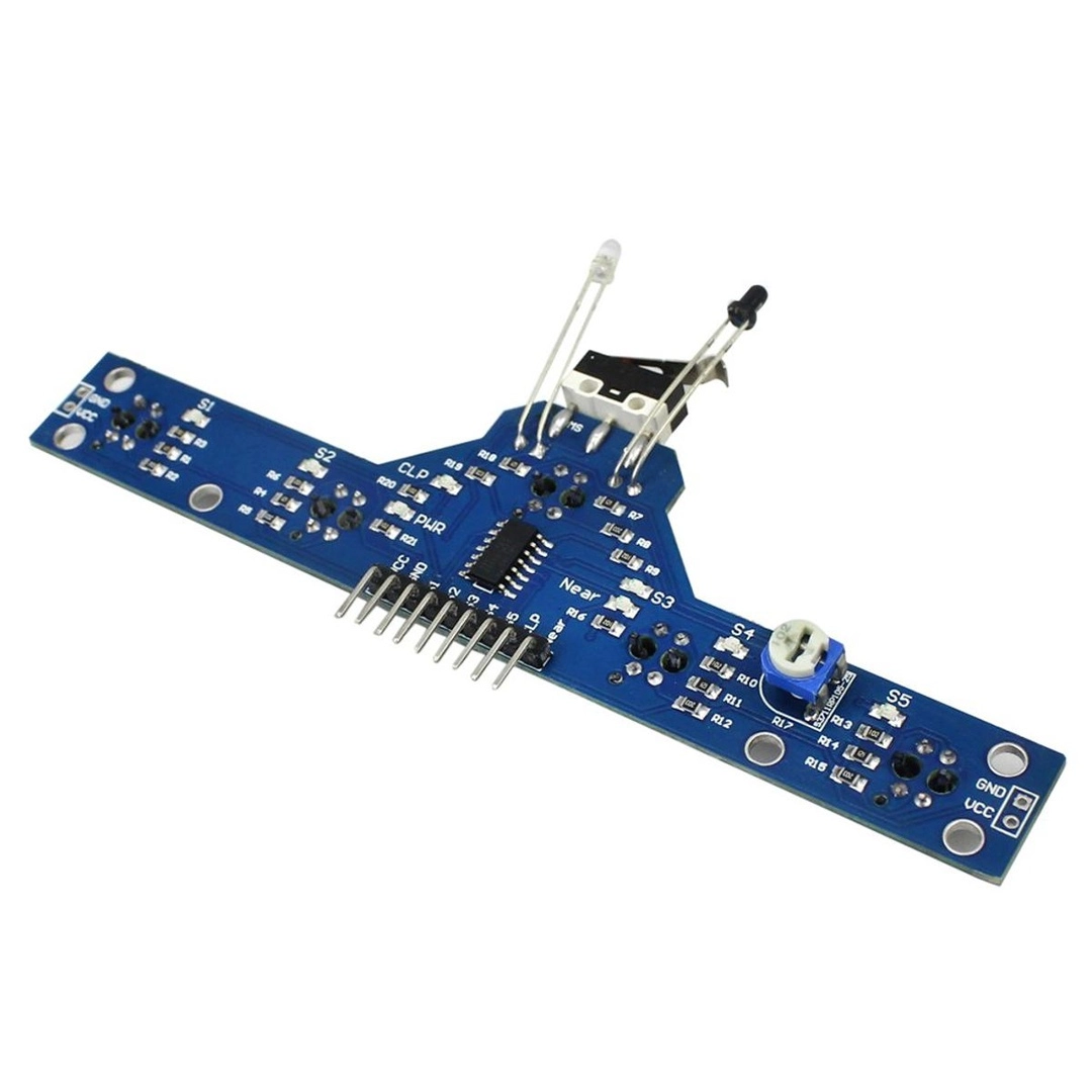 BFD-1000 5 Channel IR Infrared Photoelectric IR Obstacle Sensor ...