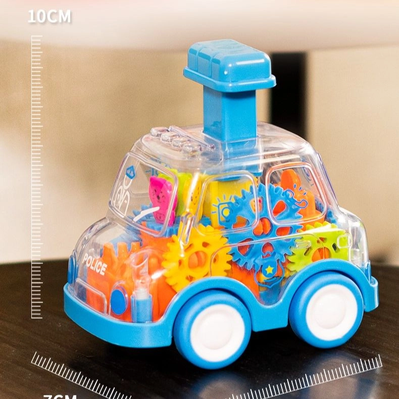 Mechanical Gear Car Toy Interactive Toys with Rotating Gears Fine Motor ...