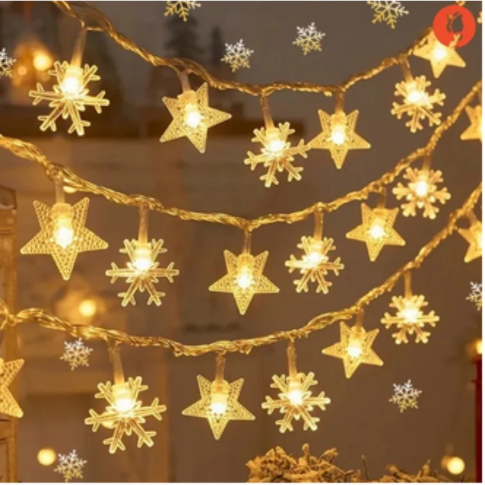 LED Christmas Atmosphere Decorative Light String Family Party ...