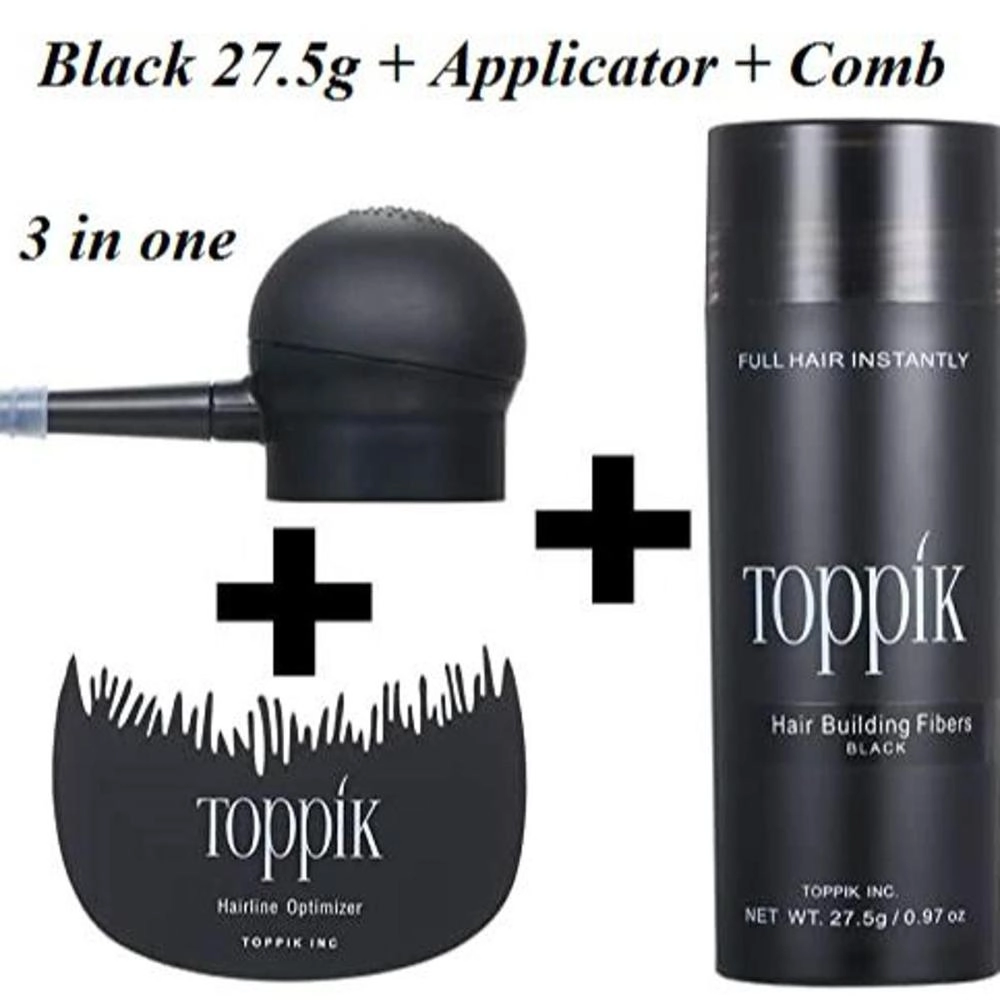 Toppik Hair Perfecting Tool Kit ( Fibrer 27.5g+ applicator+ Hairline ...
