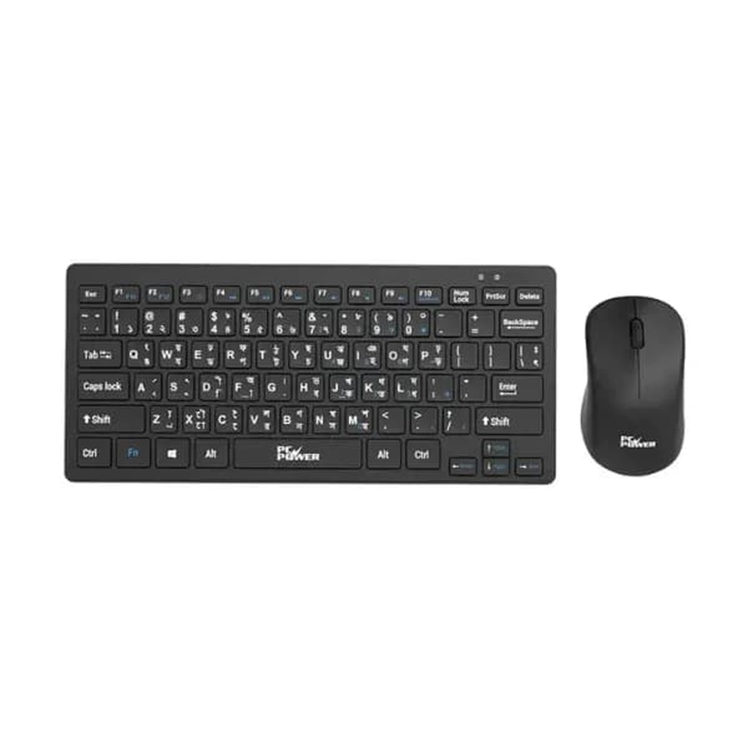 Pc Power Pck-226+ Pcm-936 2.4Ghz Wireless Keyboard & Mouse Combo