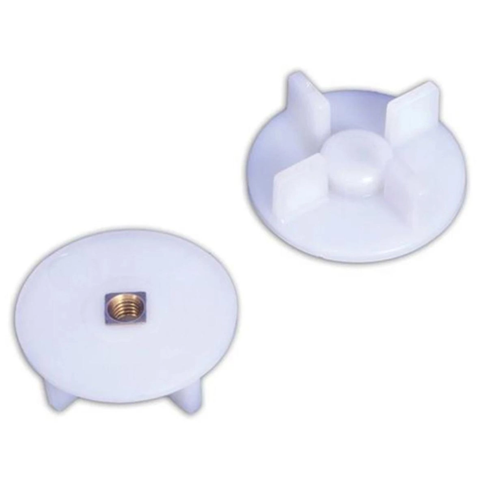 White Plastic Mixer Grinder Motor Coupler 4cm/5cm - 1pes - 4cm with screw