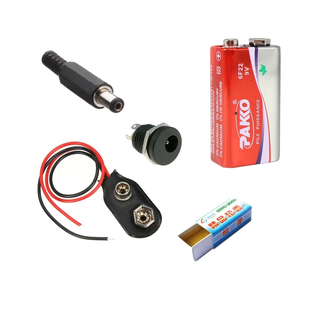 9 Volt Battery Combo Pack With 1 Free Item by Akram Electronics